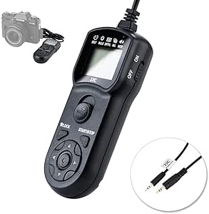 Amazon.com: Timer Shutter Release Remote Control Fits for Fujifilm Fuji X100V X-T4 X-T3 X-T2 X ...