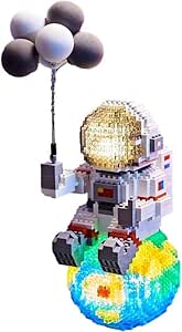 Amazon.com: ETUF Astronaut Mini Building Blocks,Astronaut Desktop Cute ...