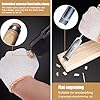 4 Pieces Wood Chisel Set, Chisel Round Curved Hollow Chisel Set, Carbon ...
