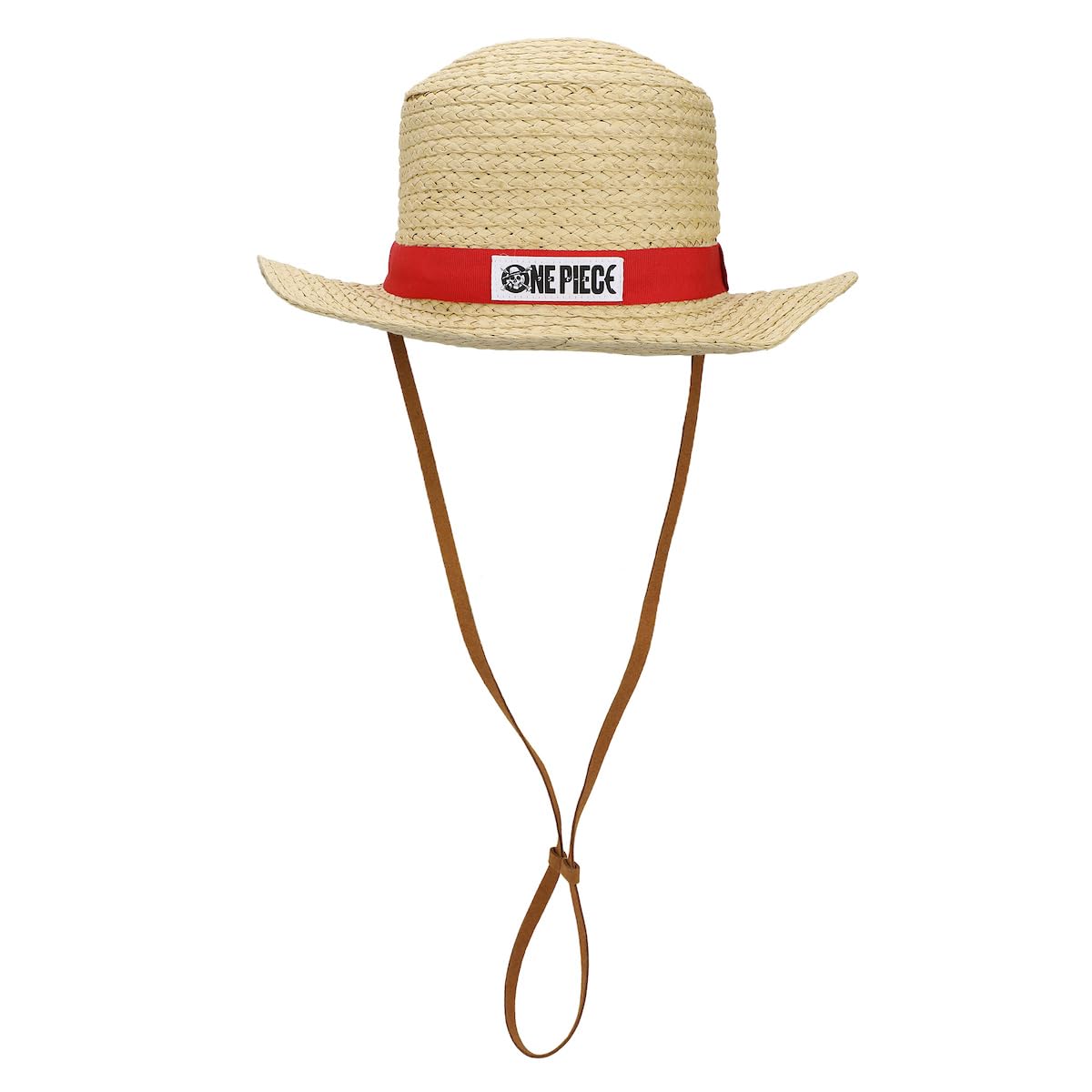 Amazon.com: Bioworld One Piece Luffy Cosplay Straw Bucket Hat with Chin ...