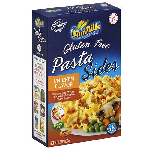 Amazon.com : Sam Mills Gluten Free Chicken Flavor Pasta Sides, 4.8 Oz ...
