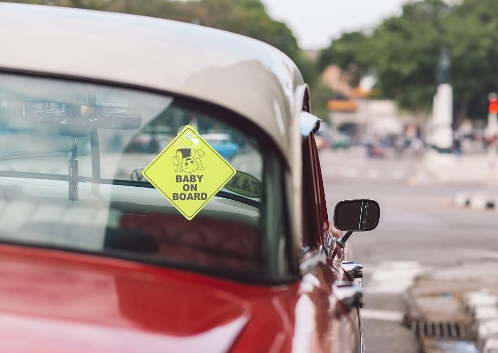 Buy 2pcs Baby on Board Stickers Signs for Cars Safety Stickers Sign ...