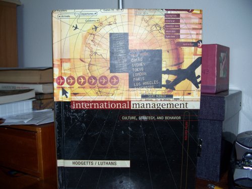 International Management: Culture, Strategy, and Behavior: Richard M ...
