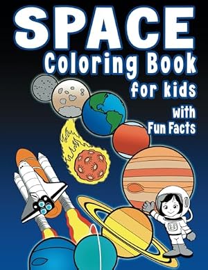 Space Coloring Book for Kids (Children's Coloring Books): Blue Wave ...