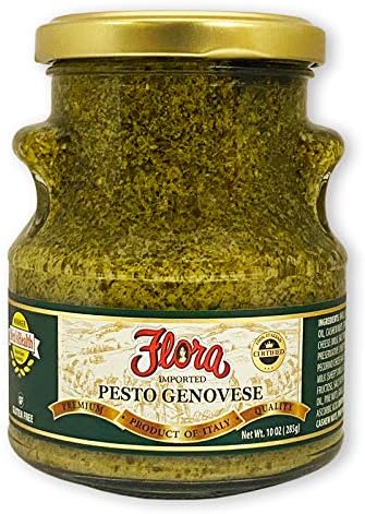 Amazon.com : FLORA ITALIAN FOODS Pesto Genovese Sauce, 10 OZ : Grocery ...