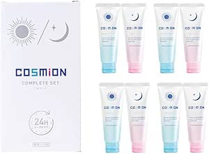 Amazon.co.jp: COSMION (コスミオン) コンプリートセット x4セット モーニングペースト 100g+ ナイトジェル ...