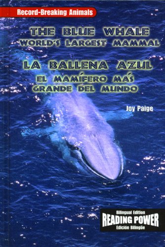 The Blue Whale/La Ballena Azul (Spanish Edition): Paige, Joy ...