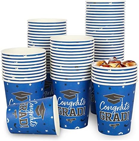 Amazon.com: Whaline 100Pcs Graduation Disposable Cups Class of 2025 ...