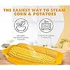 Amazon.com: Sweet Corn Microwave Cooker/Corn Steamer with Vented Lid ...