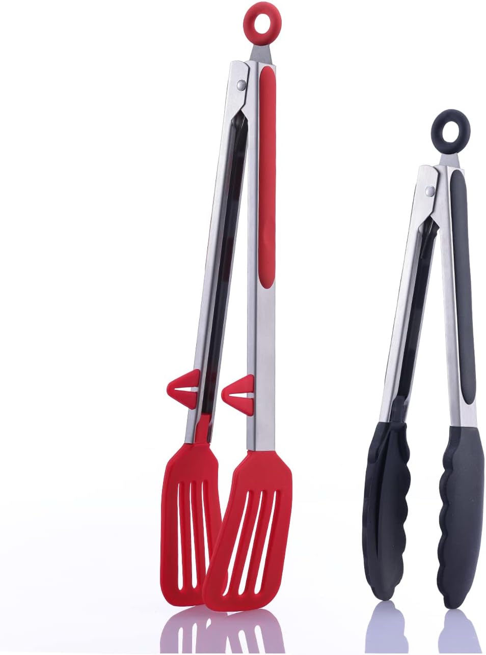 Amazon.com: HiramWare Kitchen Tongs Set of 2 – 9 inch & 12 inch ...