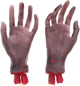 Amazon.com: CORHAD 1 Pair Halloween Body Parts Props Halloween Scary ...