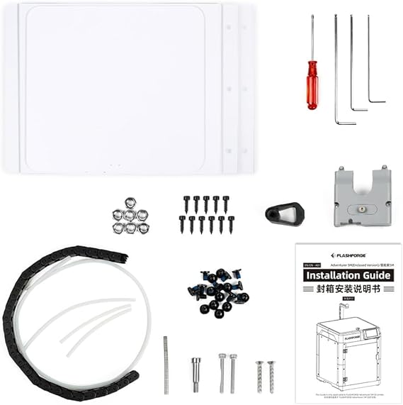 FLASHFORGE Adventurer 5M 3D Printer Enclosure Kit, Noise Reduction and ...