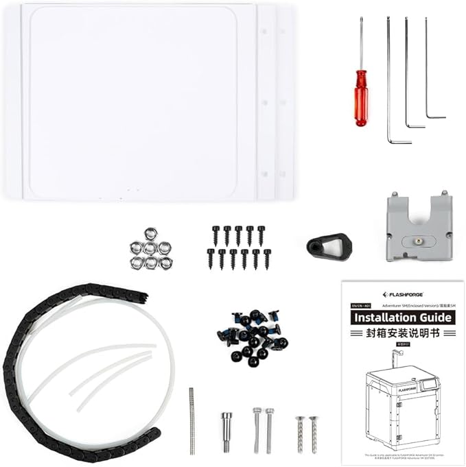 FLASHFORGE Adventurer 5M 3D Printer Enclosure Kit, Noise Reduction and ...