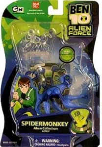 Ben 10 SPIDERMONKEY Alien Force Collection ben10 by Ban Di : Amazon.co.uk: Toys & Games