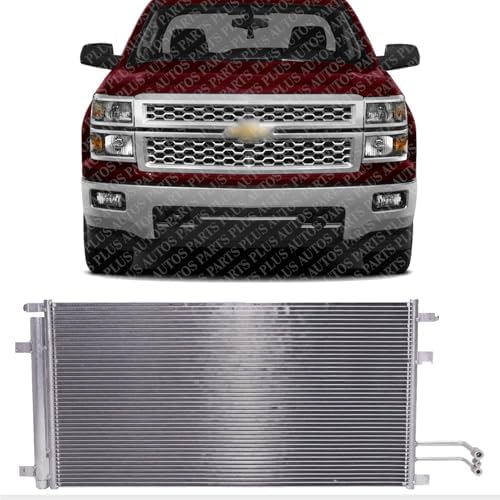 Amazon.com: AUTOS PARTS PLUS A/C Condenser Aluminum Core 5.3L 6.2L Gas ...