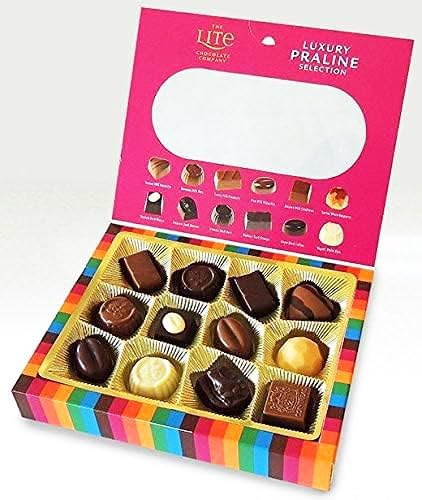 Luxury Chocolate Selection Box 145g - No Added Sugar - Belgium ...