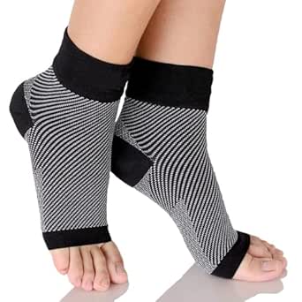 SUPEAK Compression Socks for Plantar Fasciitis, Achilles Tendonitis ...