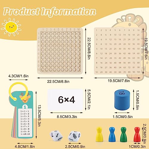 Montessori Multiplication Board, Montessori Times Tables, Montessori ...