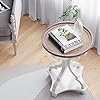 Amazon.com: Function Home Rustic Round End Tables, Farmhouse Small ...