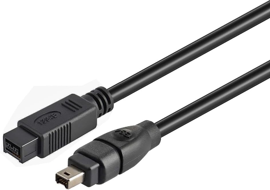 Amazon.com: PASOW FireWire Cable 9 Pin to 4 Pin IEEE 1394 Firewire 800/400 Cable 6 Feet ...