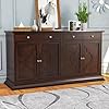 GADWAL FURNITURE Solid Sheesham Wood Wooden Sideboard Storage Cabinet & Chest of Drawer : Ideal ...