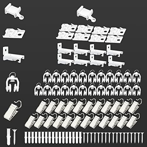 Amazon.com: KOLAKO Curtain Track Accessories for Flexible Bendable ...