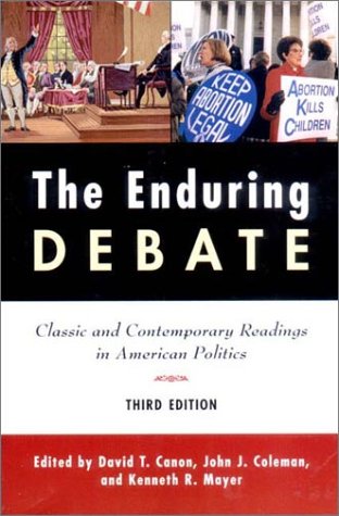 ENDURING DEBATE 3E PA: Amazon.co.uk: Canon, David T., Mayer, Kenneth R ...