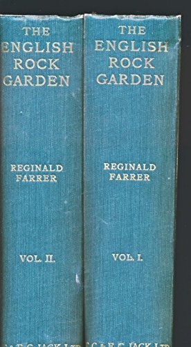 2 Volumes The English Rock - Garden: Farrer, Reginald: Amazon.com: Books