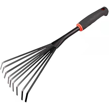 Amazon.com : Garden Guru Stainless Steel Hand Rake Soil Tiller with ...