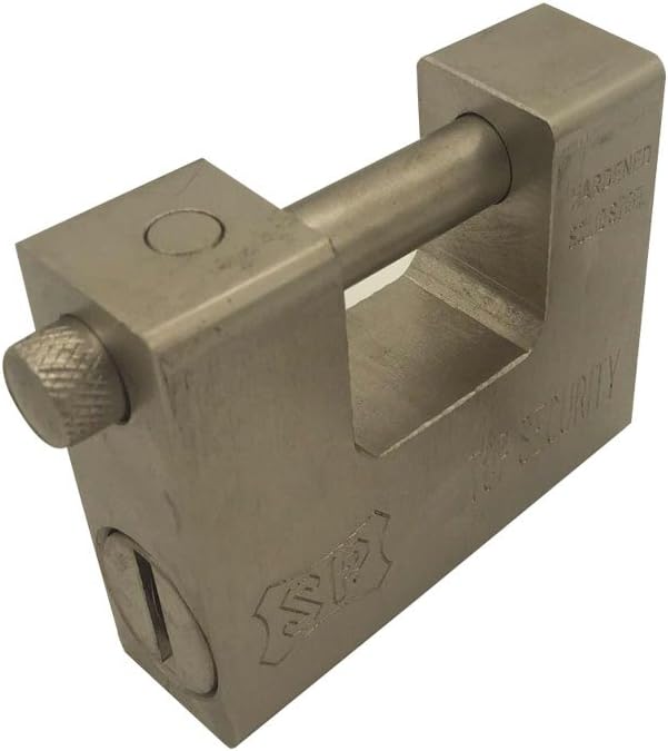 Heavy Duty Padlock 94mm Rectangular Padlock Shipping Container Garage ...