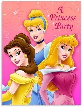 Disney Princess Ball Invitations - 8 Count : Amazon.ca: Everything Else