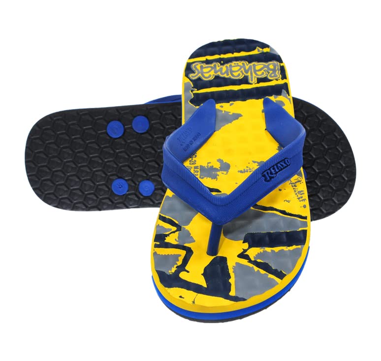 Buy BAHAMAS Men's Yellow-N. Flip Flop & Slipper-9 UK (BH0028G) at Amazon.in