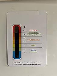 Eco Room Thermometer Card (White) - Liquid Crystal Display : Amazon.co ...