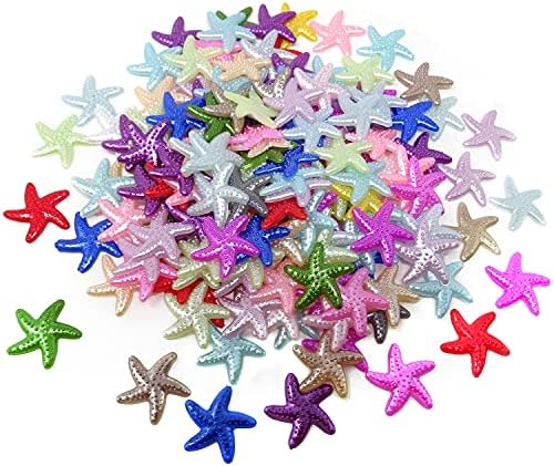 Amazon.com: 70 Pieces Macaroon Color Star Resin Embellishments ...