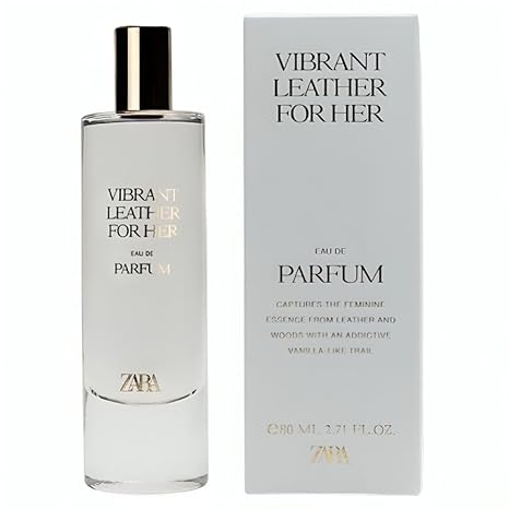Amazon.com : Zara Vibrant Leather For Her Perfume for Women EDP Eau De ...