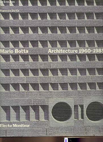 Amazon.com: Mario Botta : Architecture 1960-1985: 9782866530358: Books