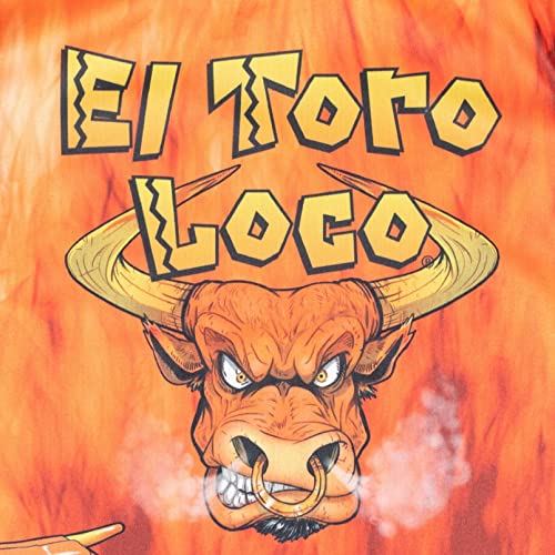 Snapklik.com : El Toro Loco Toddler Boys Graphic T-Shirt Orange 5T