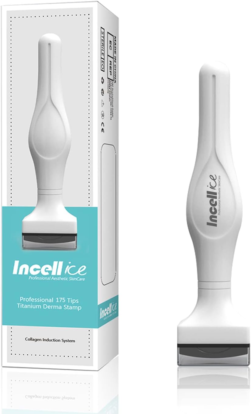 Amazon.com: beautimate Hydra Stamp Microneedle Derma Stamp and Serum ...