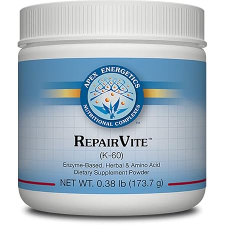 Amazon.com: Apex Energetics K-60 REPAIRVITE (173g) Enzyme-Based Herbal ...