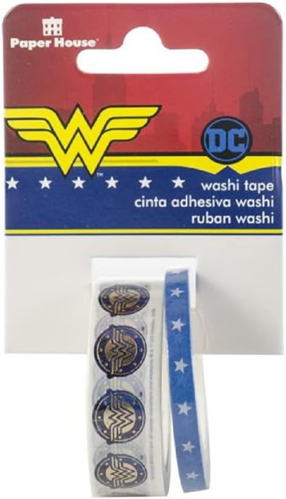 Amazon.com: Paper House Productions DC Comics Wonder Woman Logo Set of ...