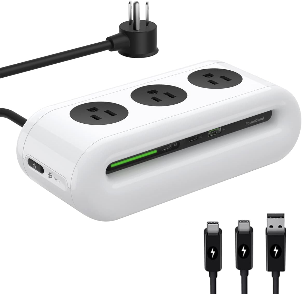 Amazon.com: iSwift 65W USB-C Fast Charging Station, 6-in-1 Power Strip ...