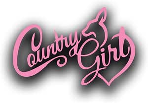 Amazon.com - Country Girl Vinyl Decal Sticker for Cars Trucks Windows ...