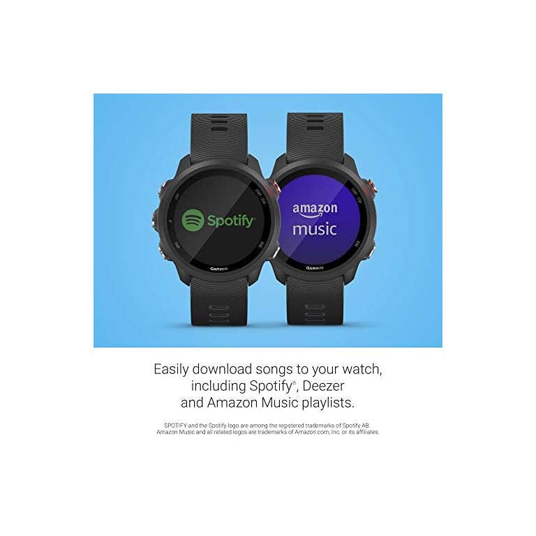Garmin Forerunner 245 Music, GPS Running Smartwatch with Music and ...