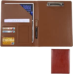 Portfólio de Negócios A4 Pasta de Couro PU Pasta de Conferência Executiva Organizador de ...