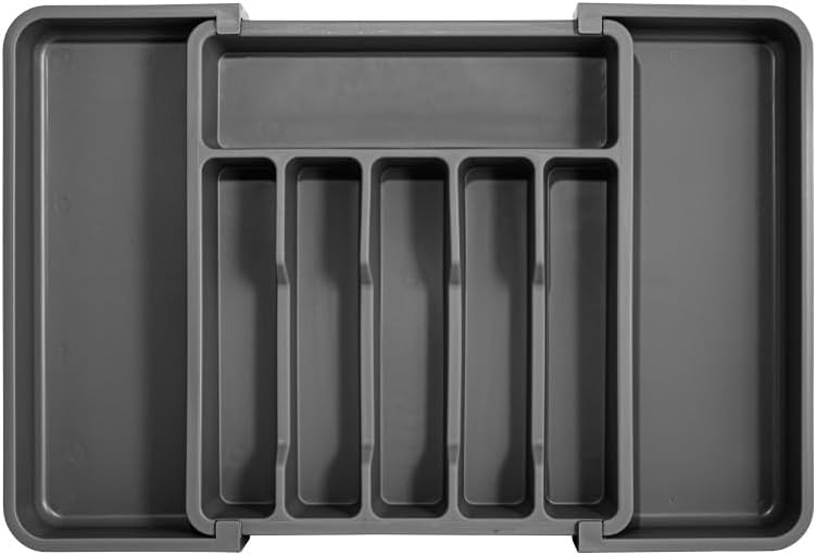 Almineez 8 Cutlery Drawer Organiser - Expandable Kitchen Drawer ...