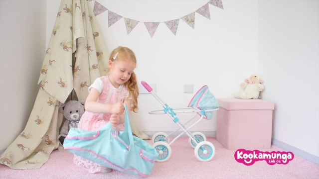 Watch Rainbow 2 in 1 Doll Pram with removable carry cot on Amazon Live