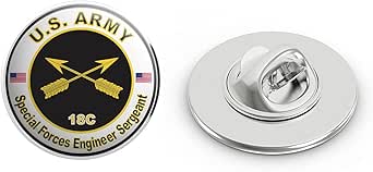 Amazon.com: Veteran Pins U.S. Army MOS 18C Special Forces Engineer ...