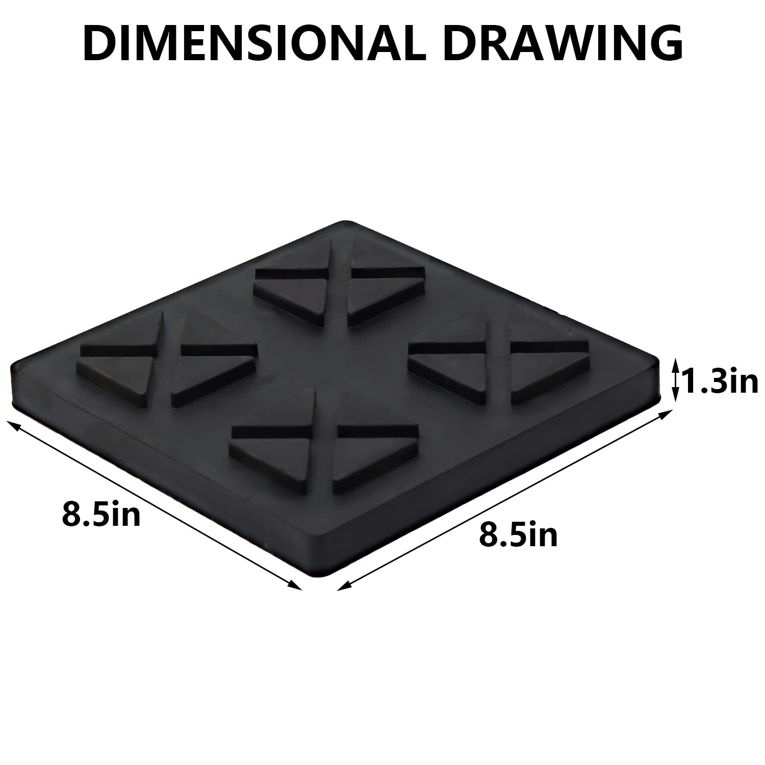 Snapklik.com : Homeon Wheels RV Leveling Block Flex Pads,Rubber RV Mat ...