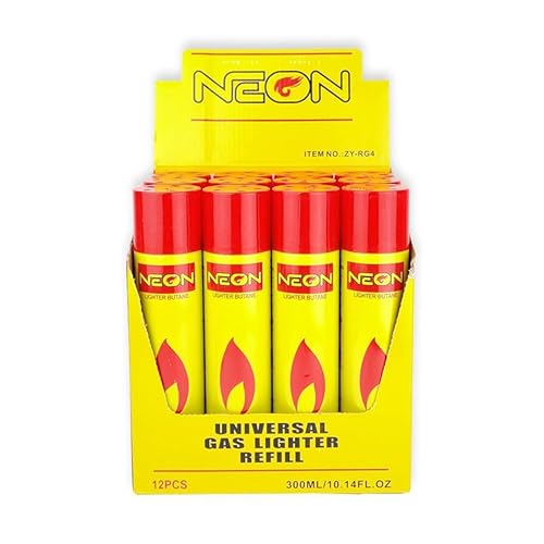 Neon Butane Refill Lighter Gas Refill Butane Universal Fuel - Want It All