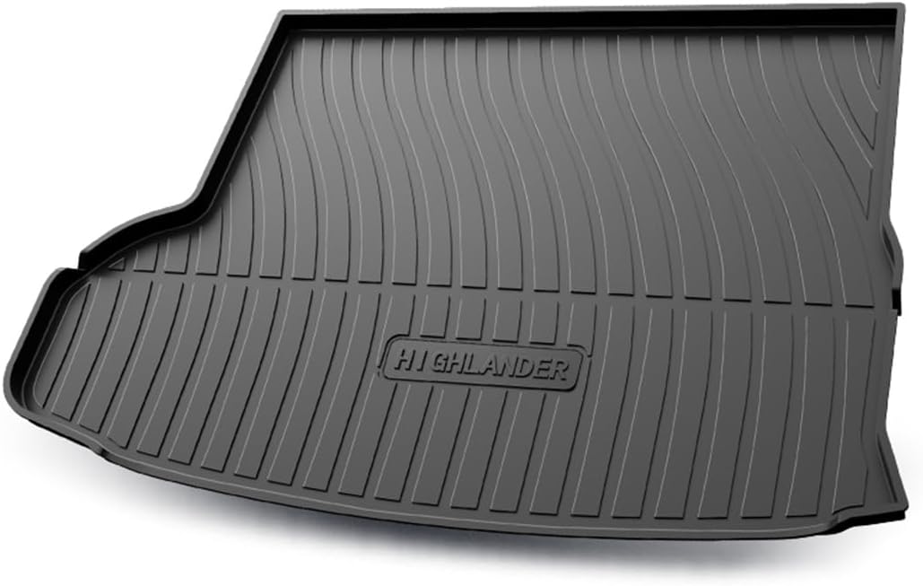 Amazon.com: WGGDRAQQ Cargo Liners Fits Toyota Highlander 2014-2019 Rear ...